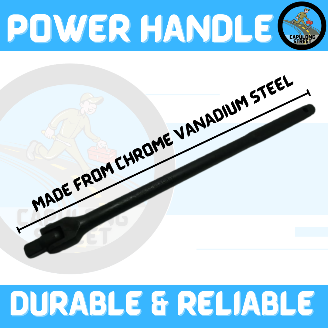 Capulong Street Power Handle 1/2" Drive Carbon Black 38Cm Flex Handle ...