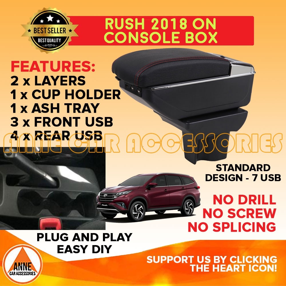 In stock- Toyota Rush G E 2018 - 2022 / Avanza 2019 - 2021 OEM Arm Rest ...