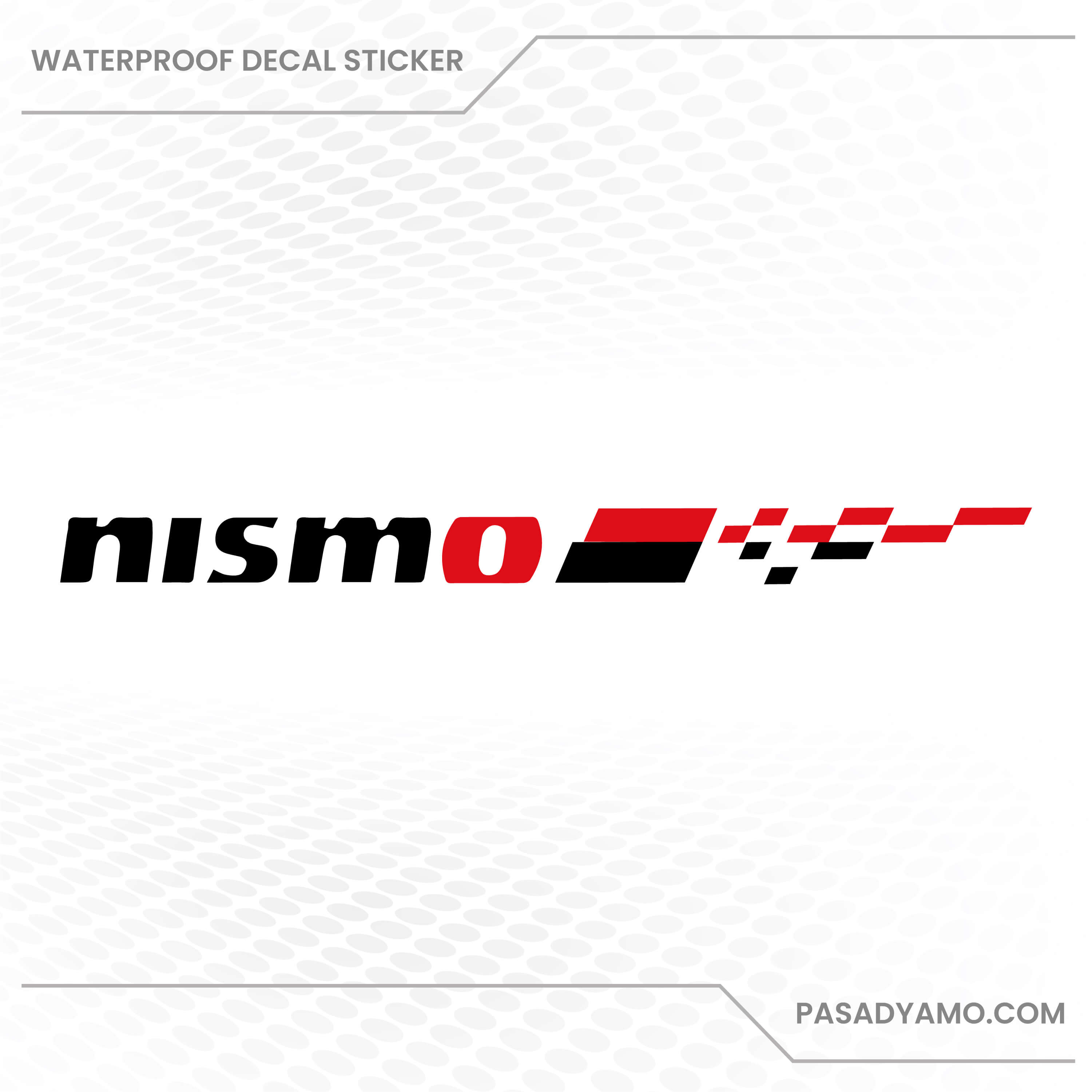 Nismo Decal Waterproof Sticker for Cars and Motorcycles 1.5x10 inches ...