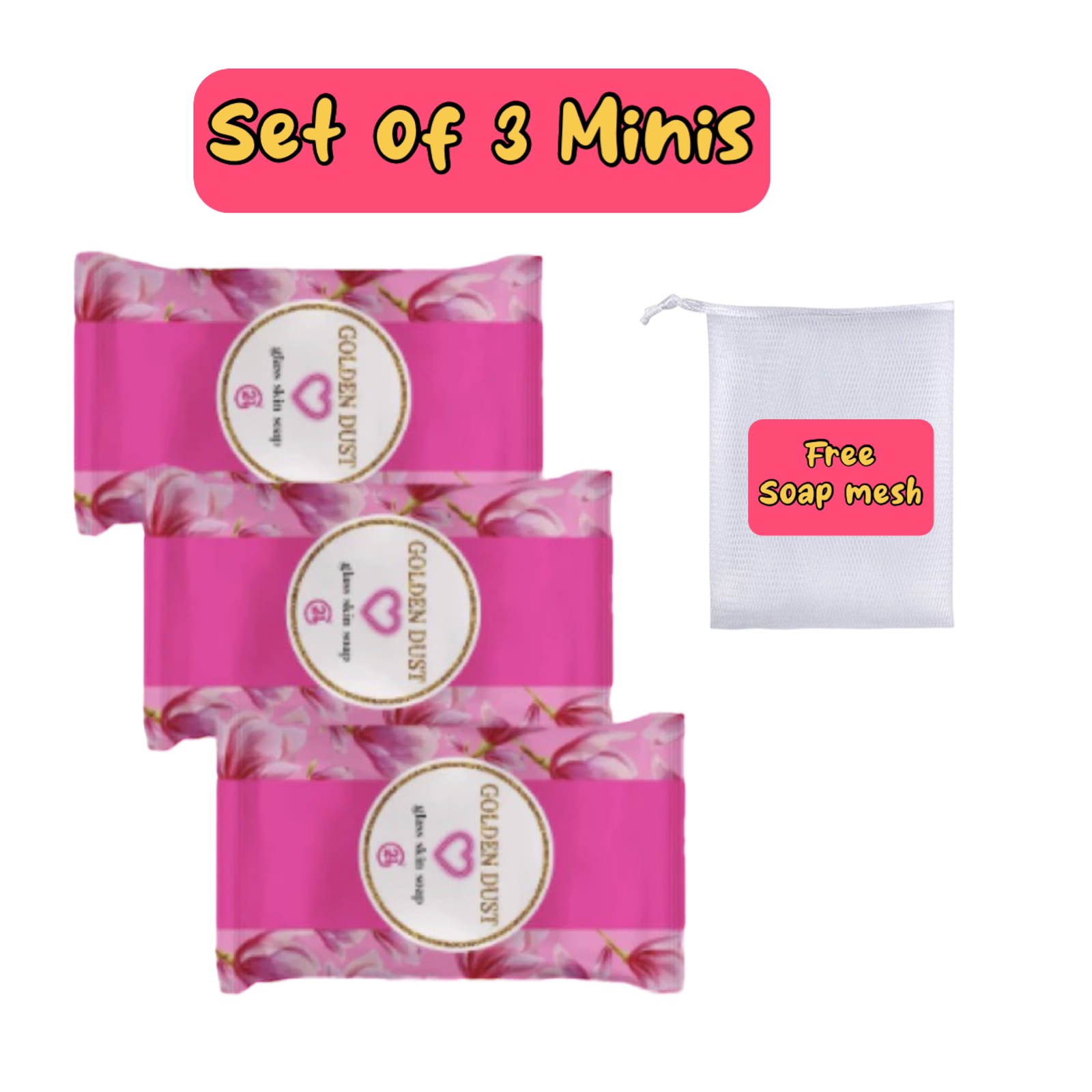 G21 MINI Soaps (Golden Dust/Duo Soap/Bleaching Soap) NEW PACKAGING ...