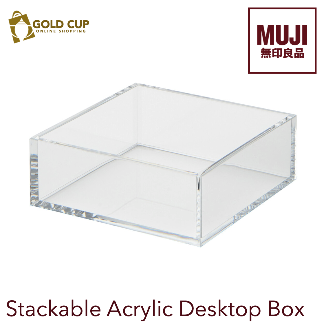 MUJI Stackable Acrylic Desktop Box | Lazada PH