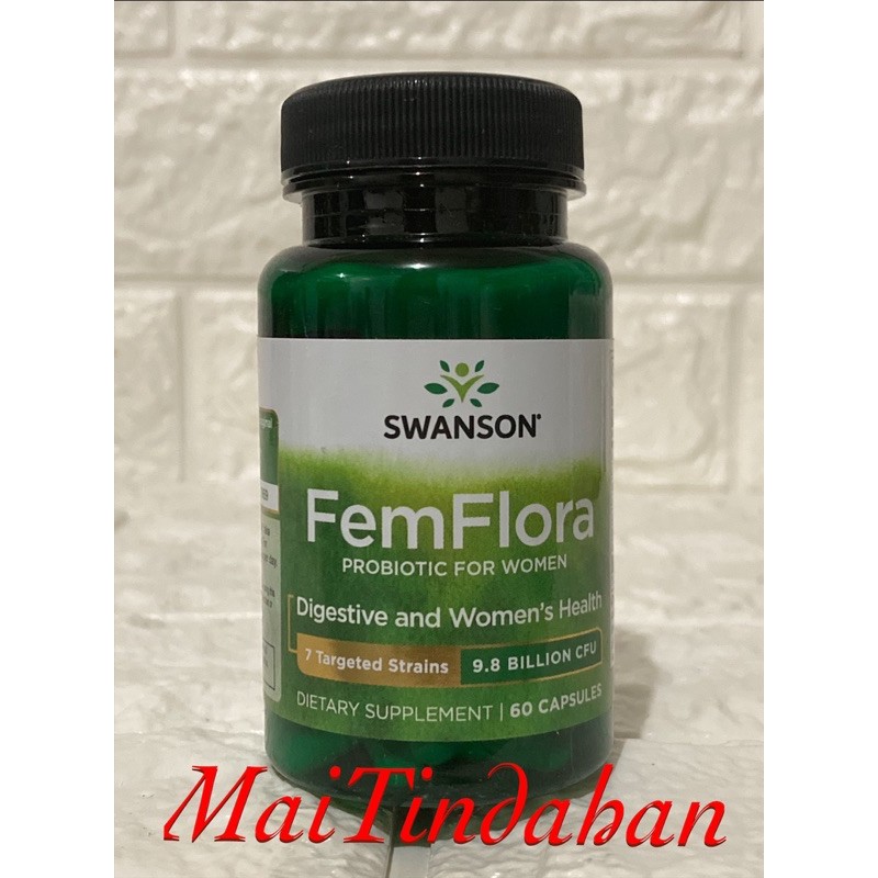 Swanson FemFlora Probiotic for Women 09/23 Exp, 60 capsules | Lazada PH