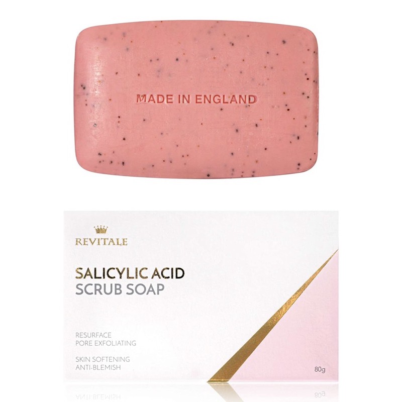 Revitale Salicylic Acid Scrub Soap for Ketosis Pilaris- Pore ...