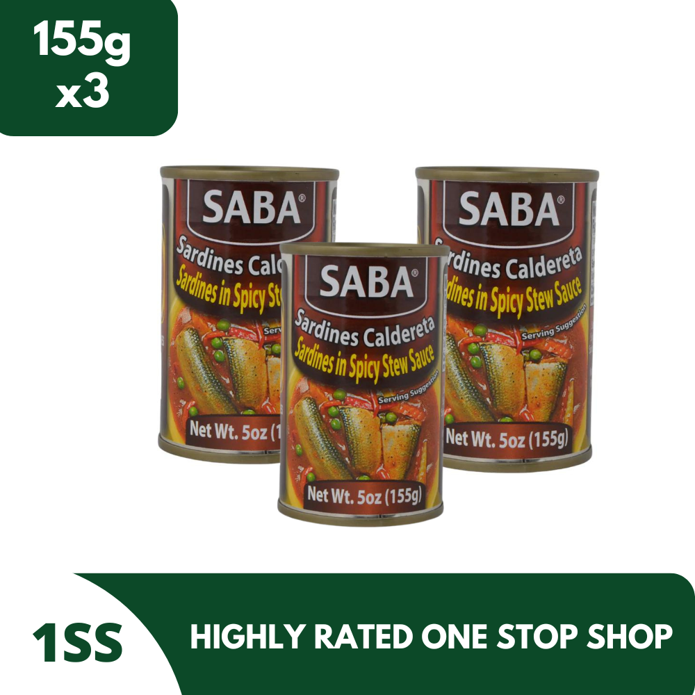 Saba Sardines Caldereta 155g Set of 3 | Lazada PH