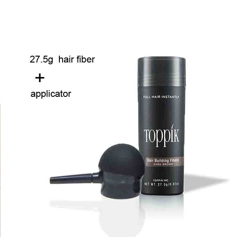 Toppik Hair Fiber & Toppik Spray Applicator SET (BLACK) Hair Loss ...