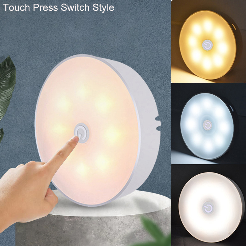 Top YJ Mall Motion Sensor Light USB Rechargeable Portable Cabinet Light ...
