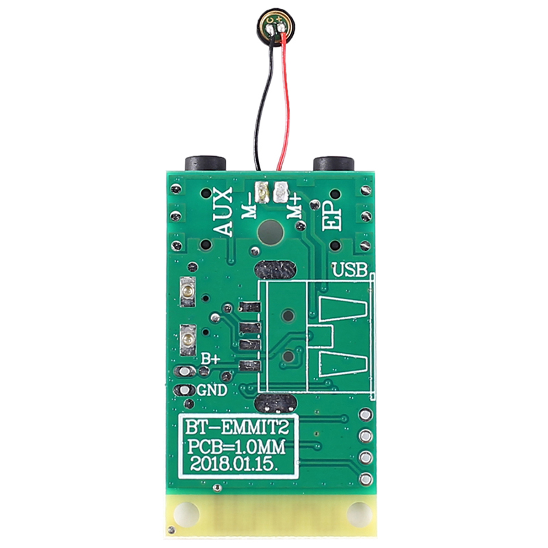 บลูทูธ4.2ตัวรับเครื่องส่งสัญญาณเสียง3.7V-5V 10M ระยะทาง MP3ถอดรหัสโมดูล ...