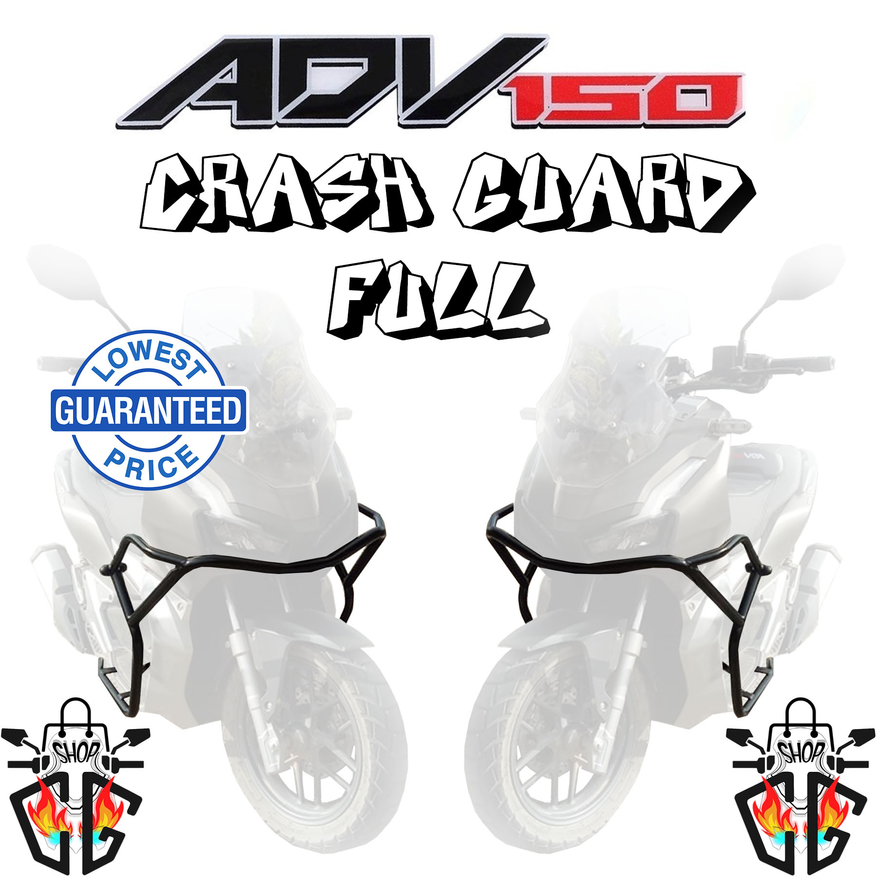 ADV 150 - Full Crash Guard Heavy Duty COD | Lazada PH