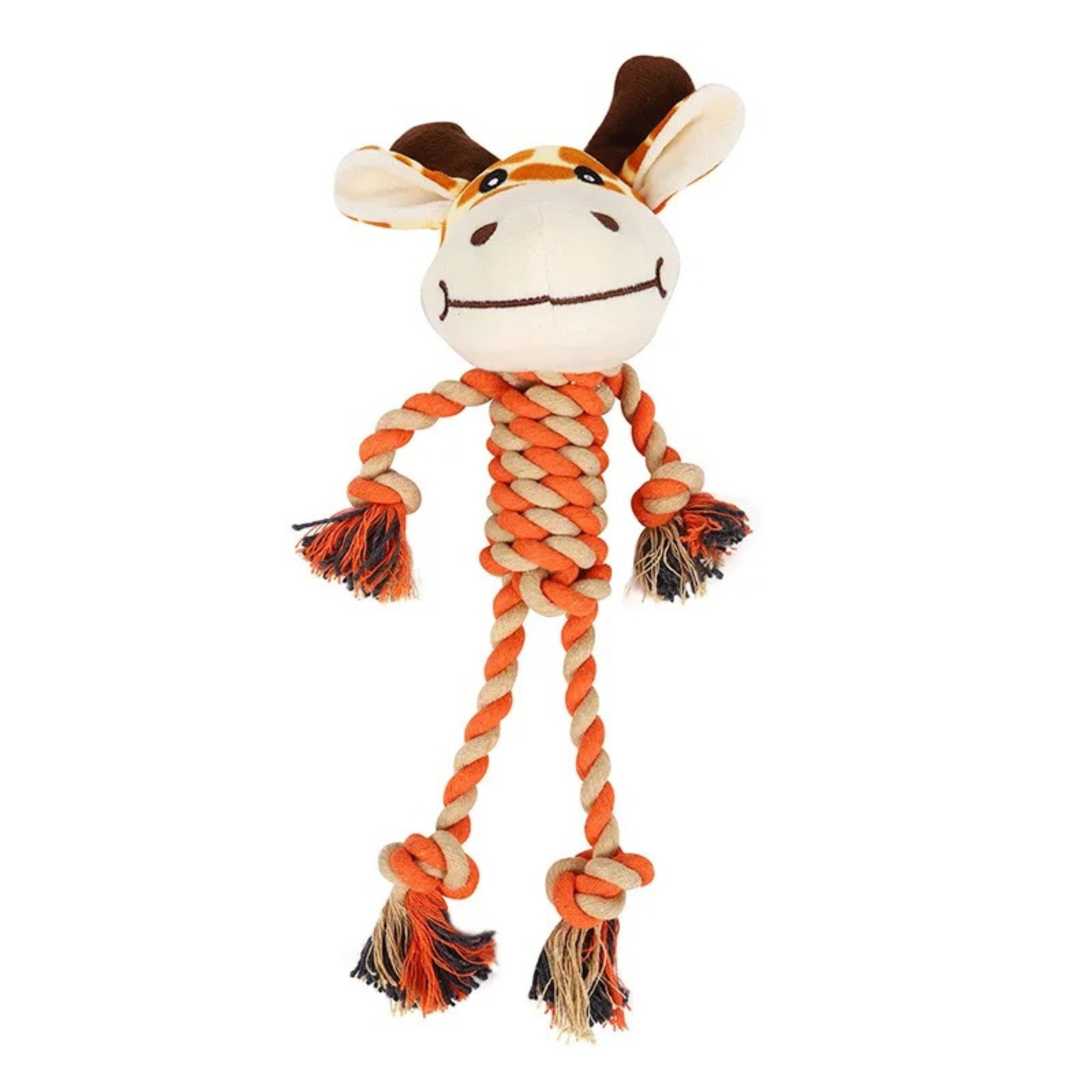 Safe House Animal Rope Squeaky Chew, Tug and Teething Toy for Dogs ...