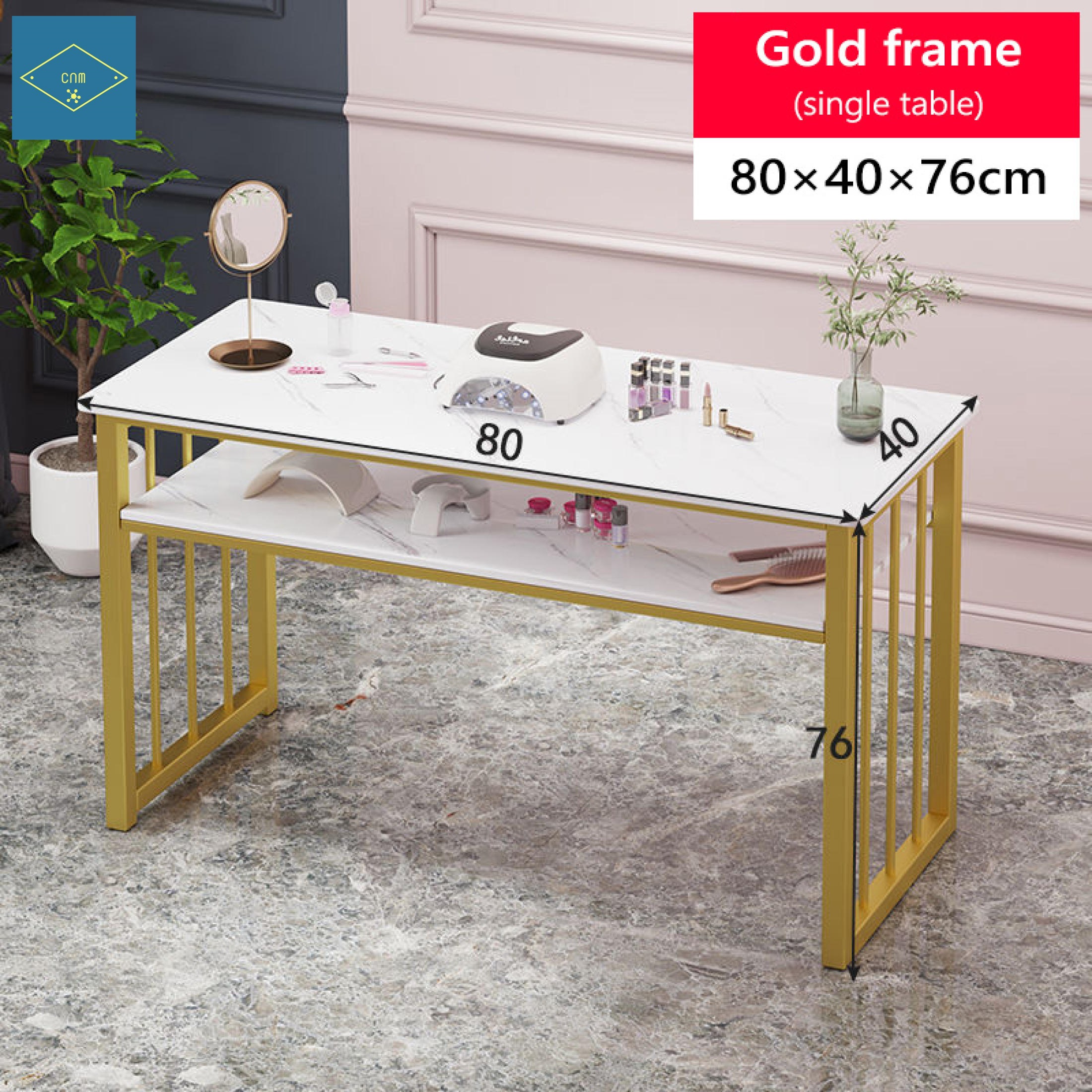 vanity table with chair set wood nail/manicure table study/computer ...