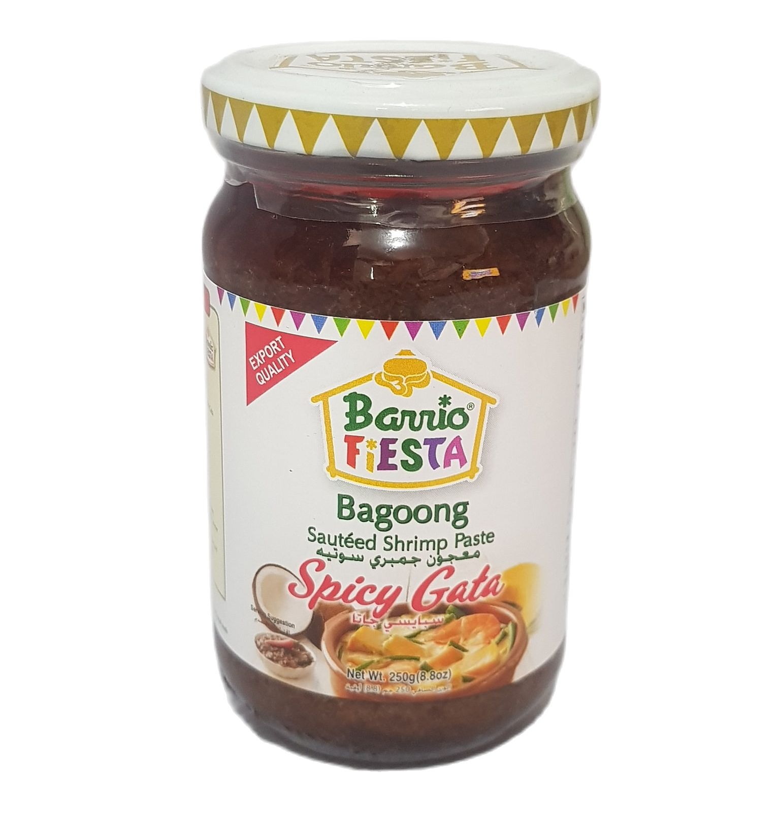 Barrio Fiesta BAGOONG Sauteed SHRIMP Paste - SPICY GATA (pack of 1 ...