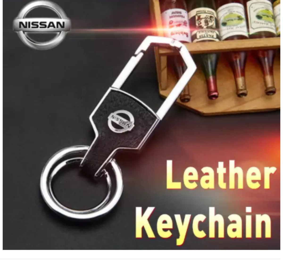 Nissan Metal Alloy Keychain Men's Car Key Chain Rings For Nissan Navara ...
