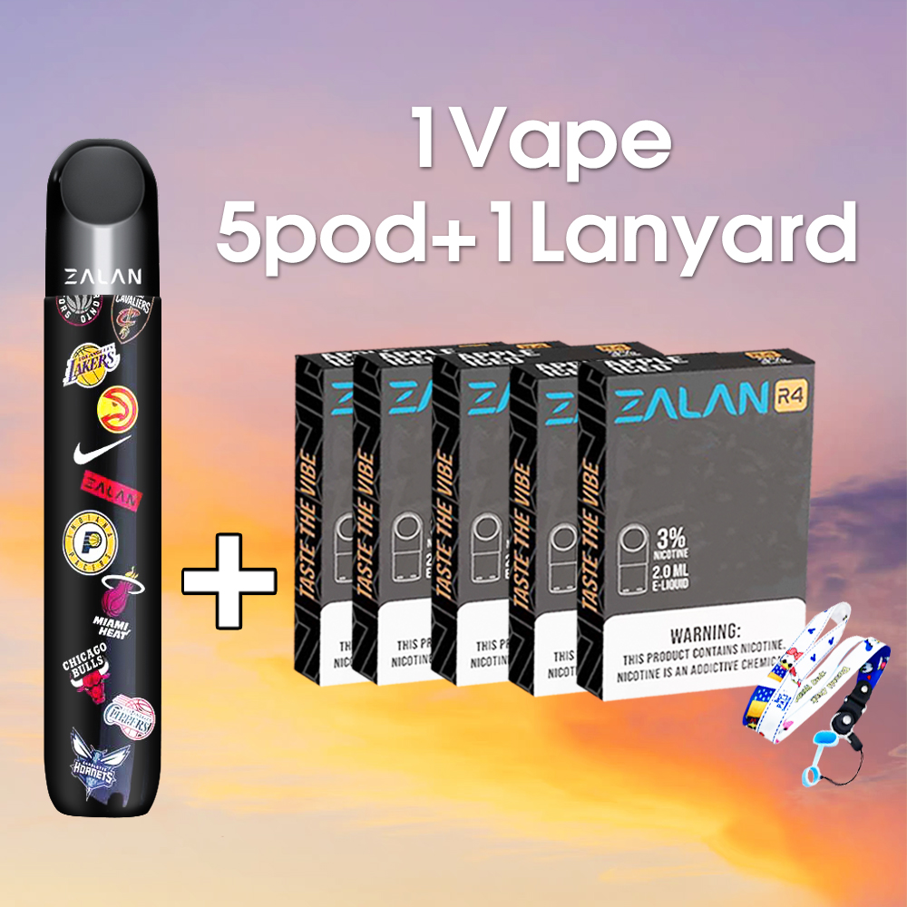 ZALAN R5 Vaper Rechargeable Smoke Device with set Disposable POD/ Juice ...