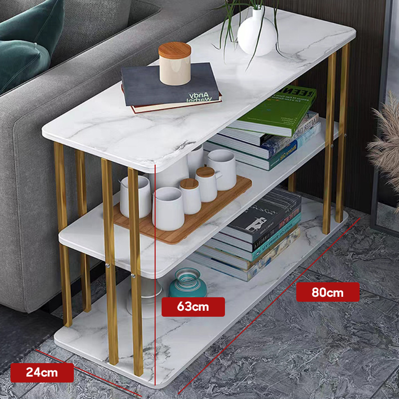 3-Tier Side Table Modern Stylish Sofa Bedside Cabinet Coffee table ...