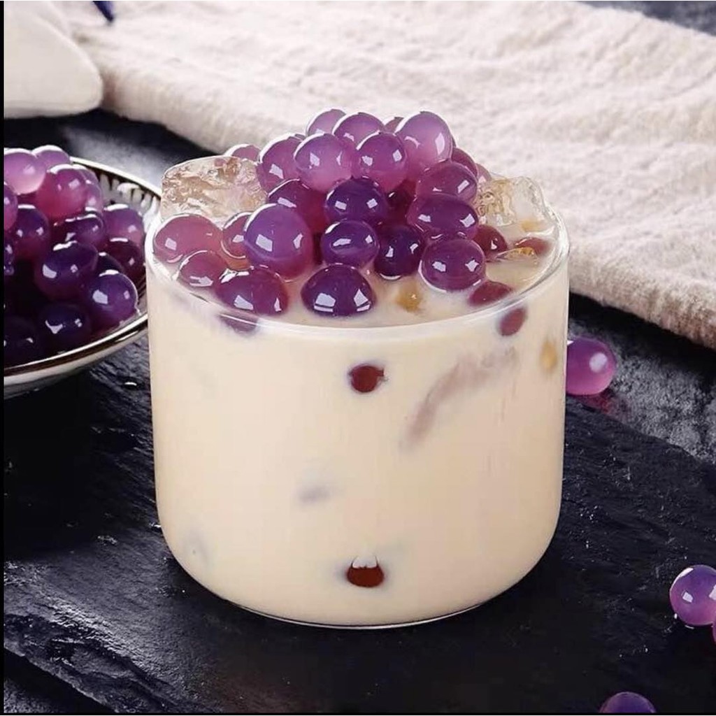 Boduo Strawberry Yogurt Blueberry Popping Boba 1kg for Sinker Dessert ...