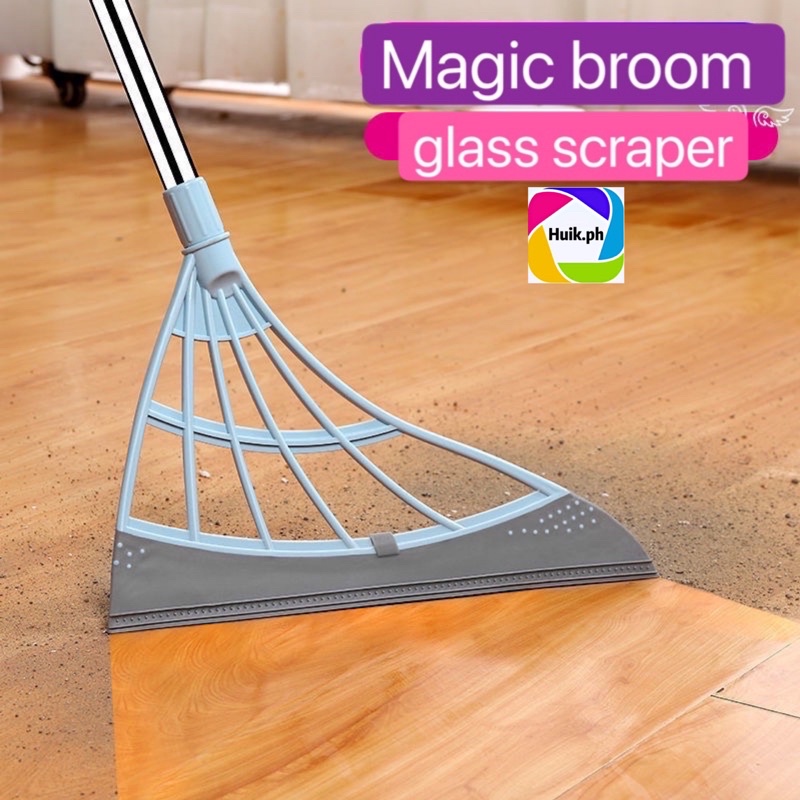 Multifunctional lazy broom scraping sweeping water without sticking to ...