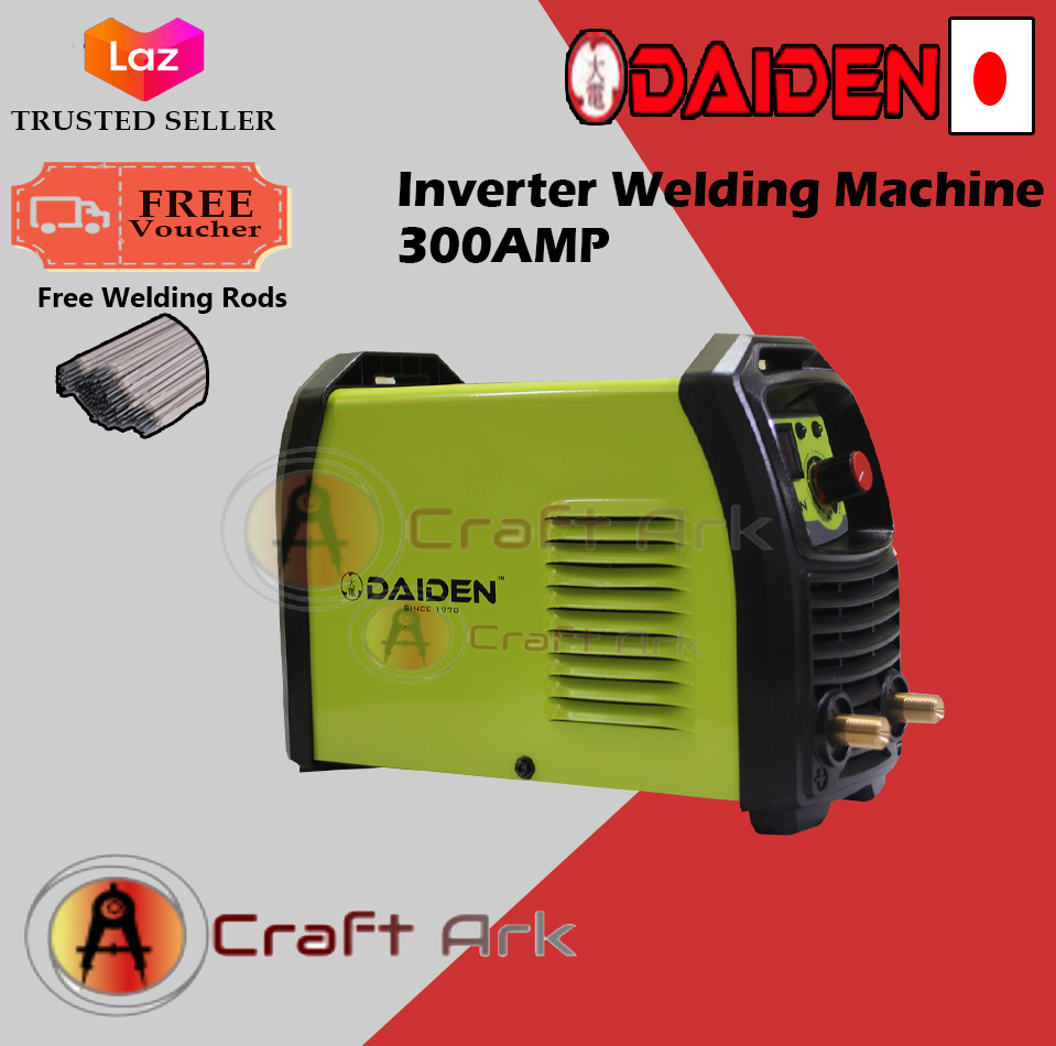 Daiden Inverter Welding Machine Portable 300A HEAVY DUTY ORIGINAL ...