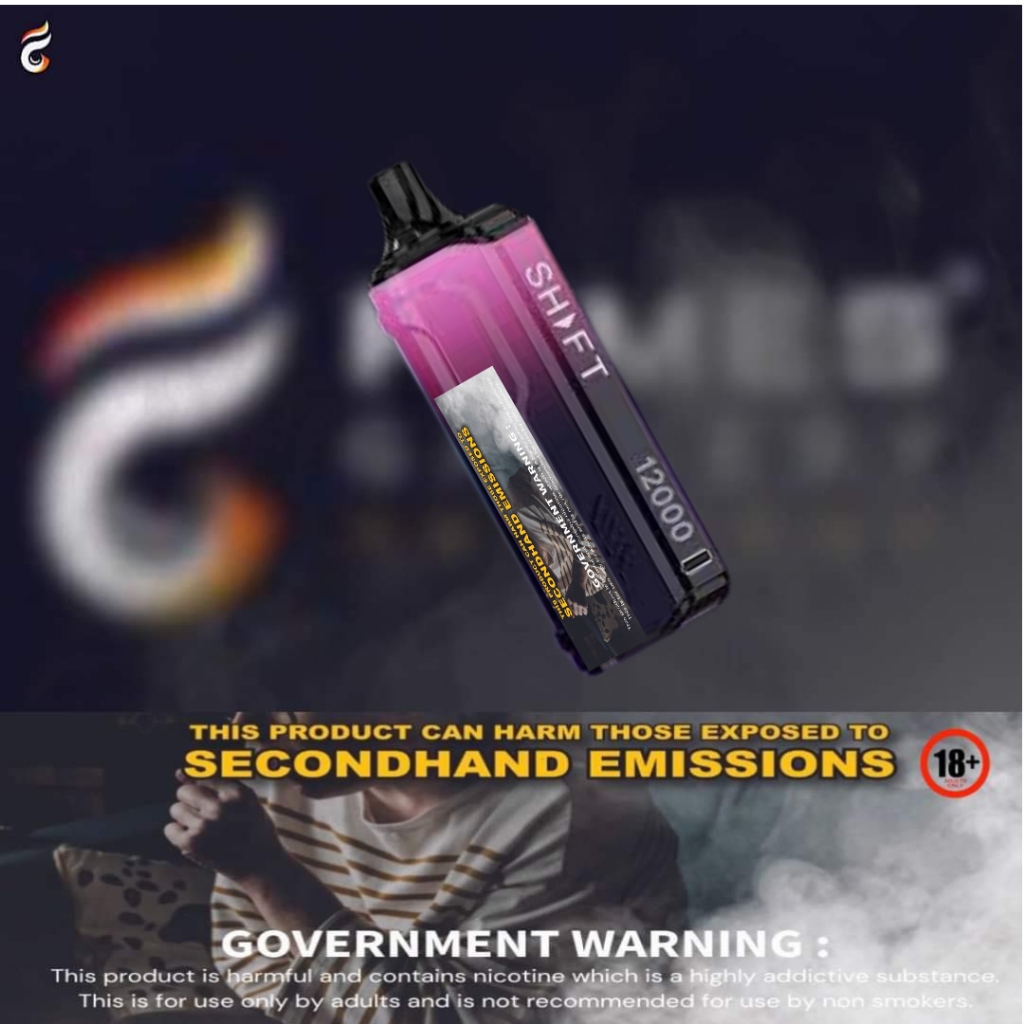 Hot Sales SHIFT GRIP BAR 12K PUFFS DISPOSABLE POD (w/ free lanyard ...