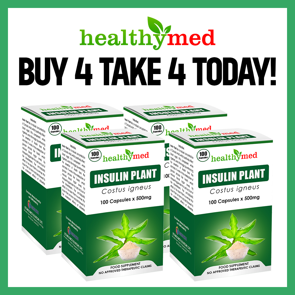 Buy 1 Take Healthymed Insulin Plant Capsule - Pure Organic Insulin Anti ...