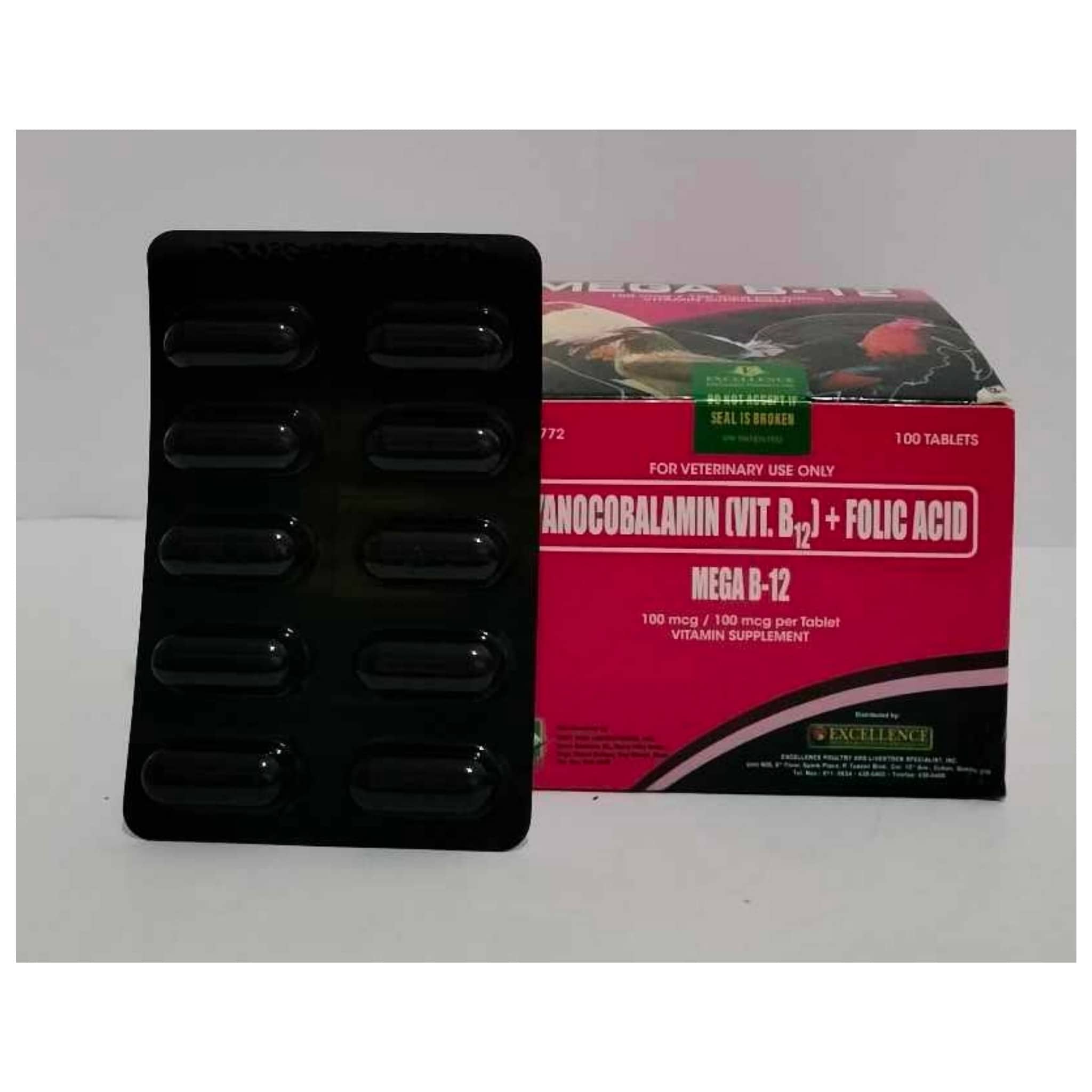 EXCELLENCE Mega B12 Vitamin Supplement Tablet (10pcs) | Lazada PH