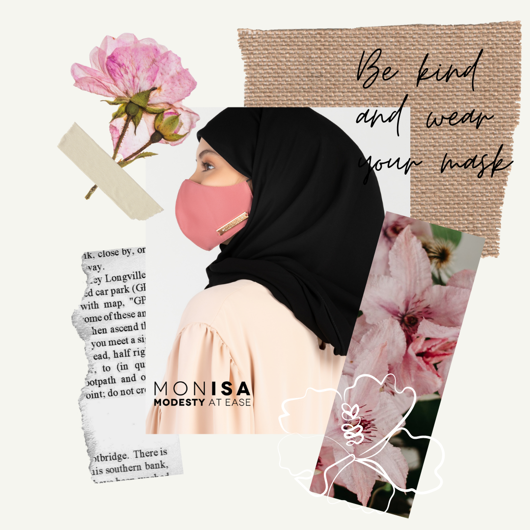 Facemask for Hijabi Rosegold By Monisa Modesty | Lazada PH
