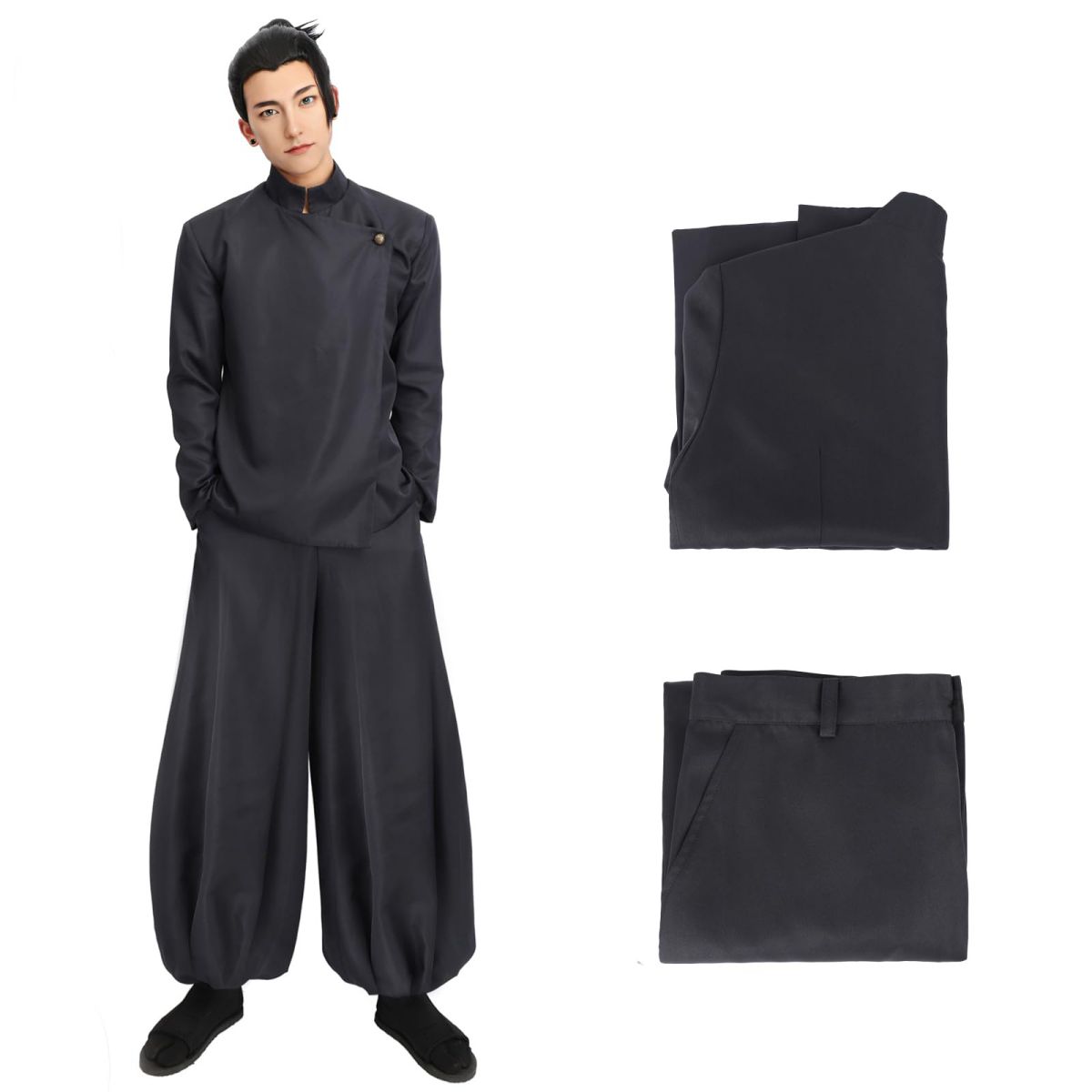 Anime Jujutsu Kaisen High School Uniform Geto Suguru Cosplay Kimono ...