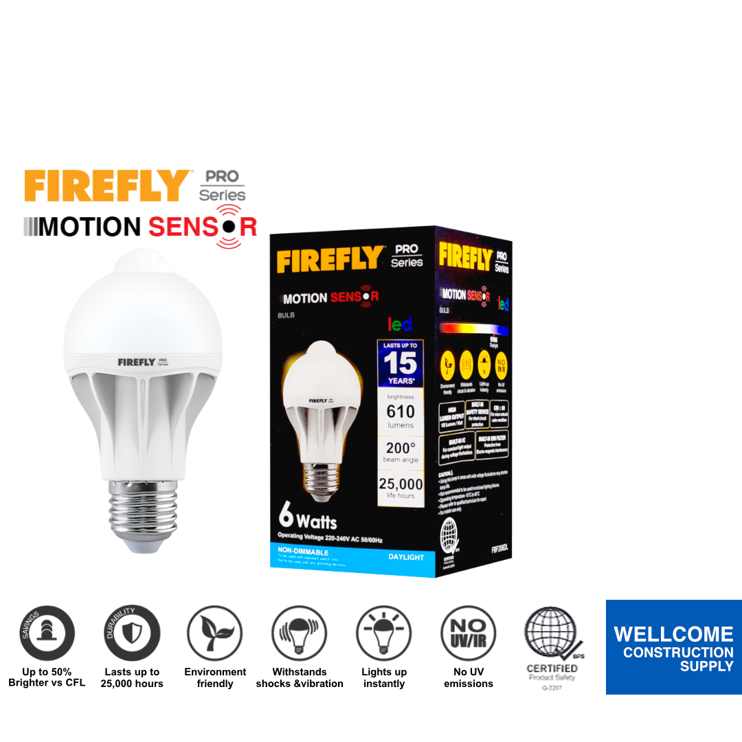 Firefly Pro Series Motion Sensor LED Bulb | Lazada PH