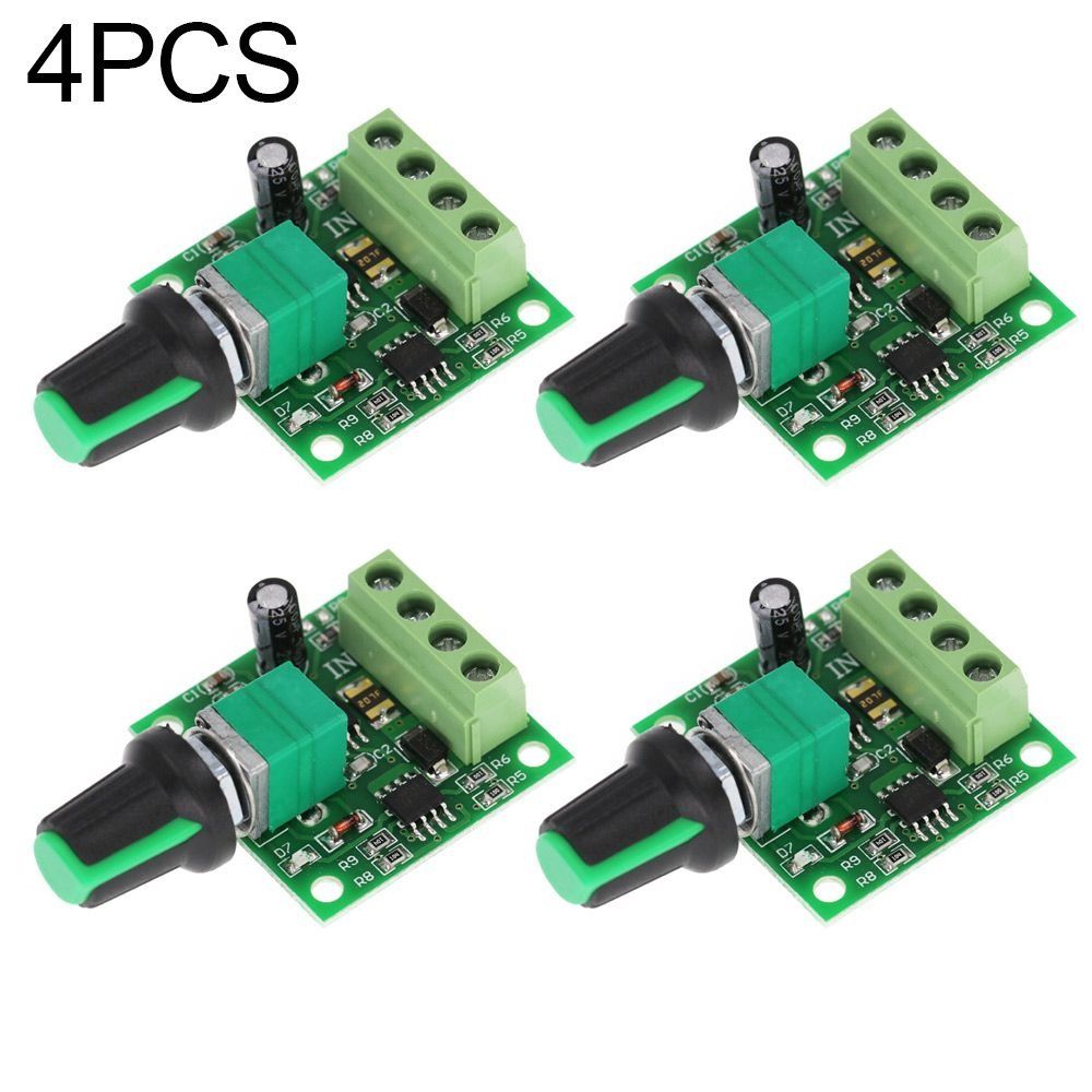PETIYOUZA 1.8V 3V 5V 6V 12V 2A Potentiometer Acceleration PWM Fan Motor ...