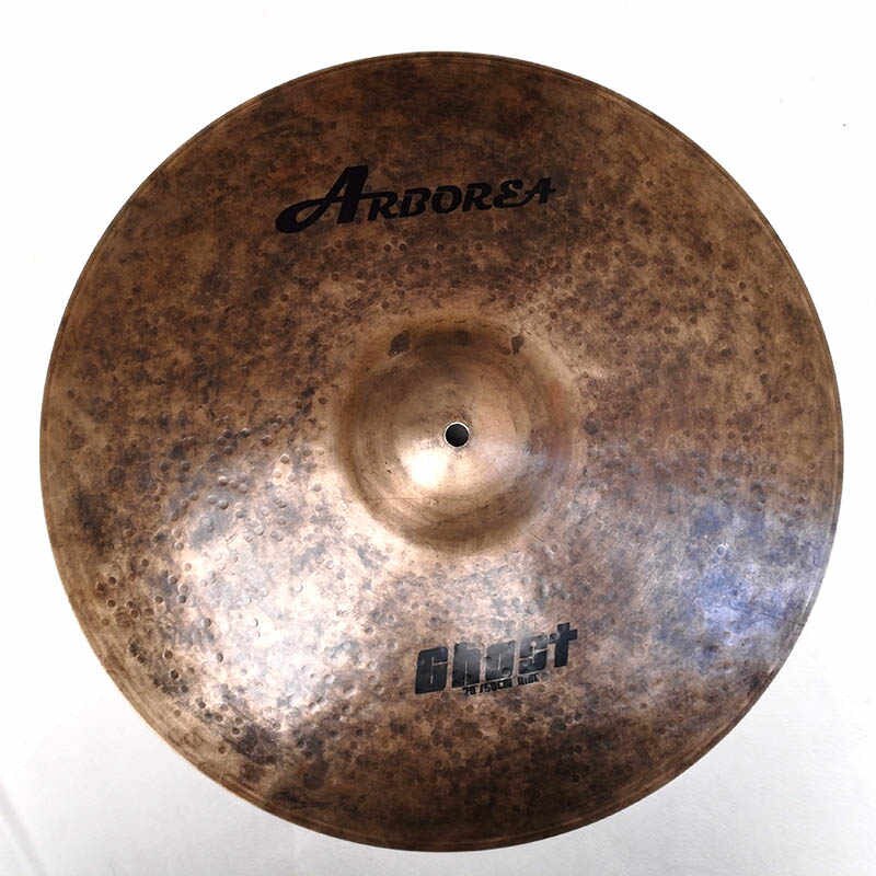 Arborea SOLID GHOST cymbals dark cymbal B20 cast bronze (crash, hihat ...