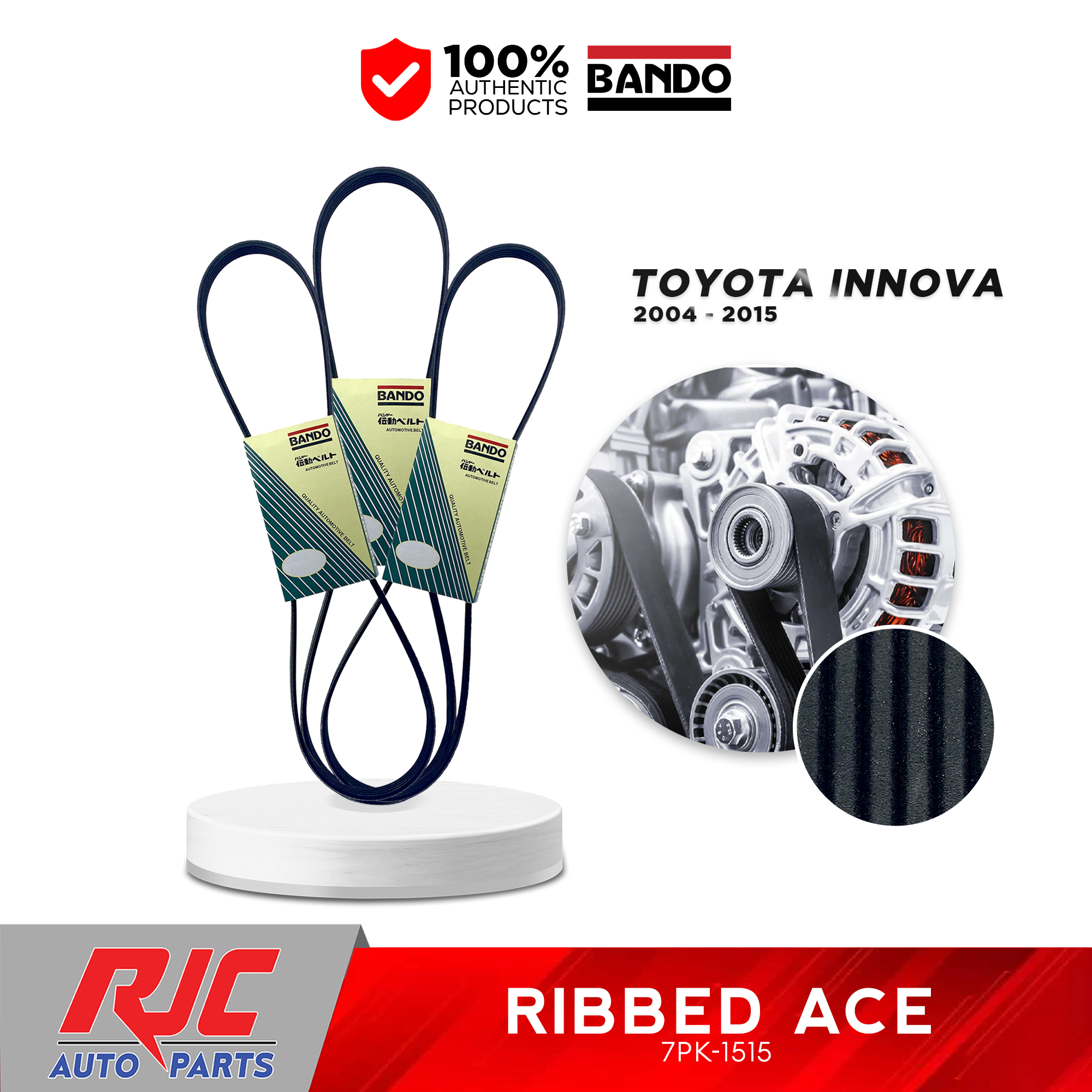 Bando Fan Belt Toyota Innova 2004 - 2015 Alternator Belt 7PK-1515 1pc ...