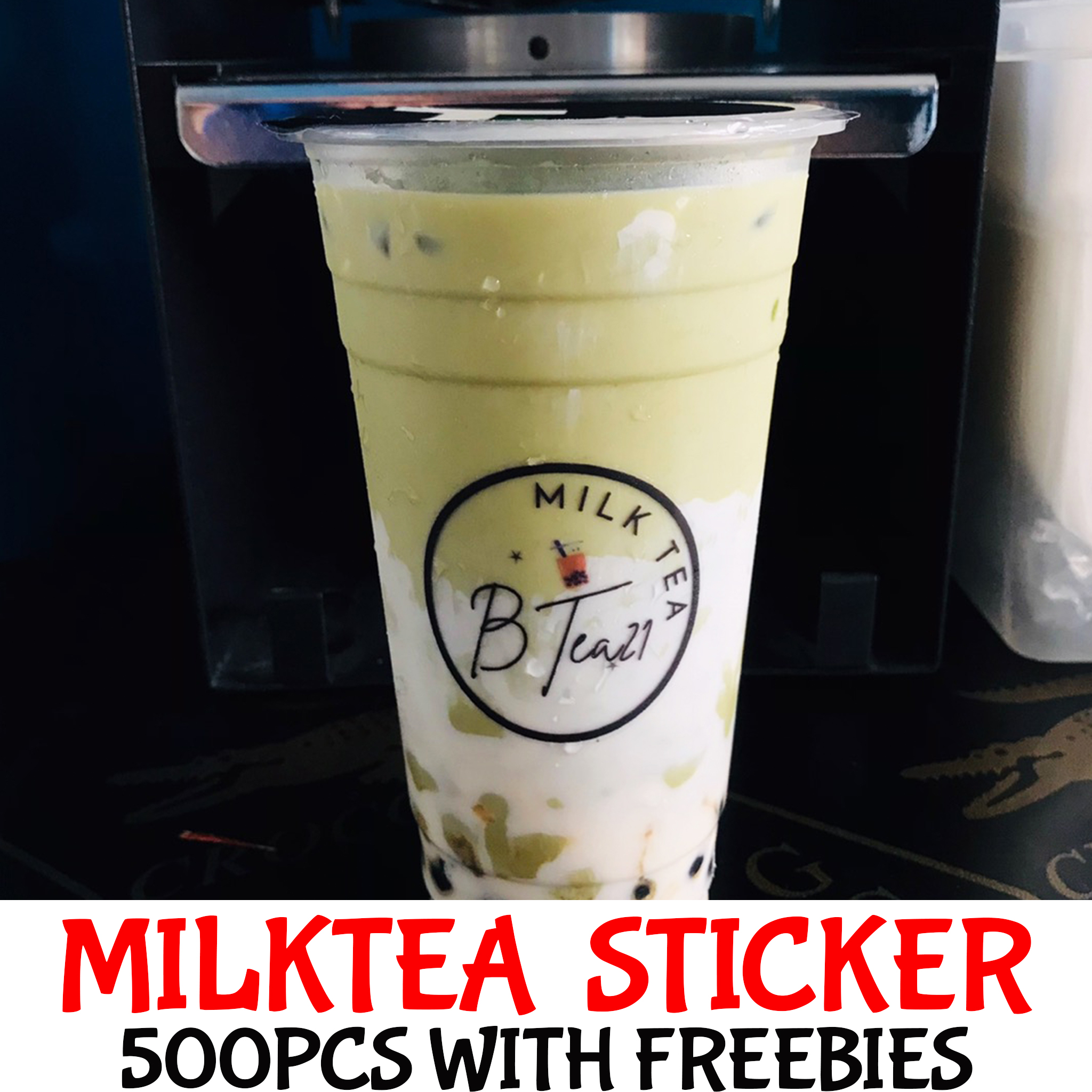 MILK TEA STICKER LABEL 500 PIECES | Lazada PH