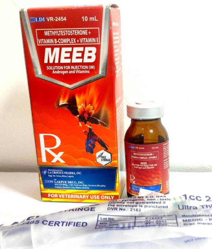 [G&G] MEEB / 10ML / INJECTABLE / FOR GAMEFOWL / FOR FIGHTING ROOSTER ...