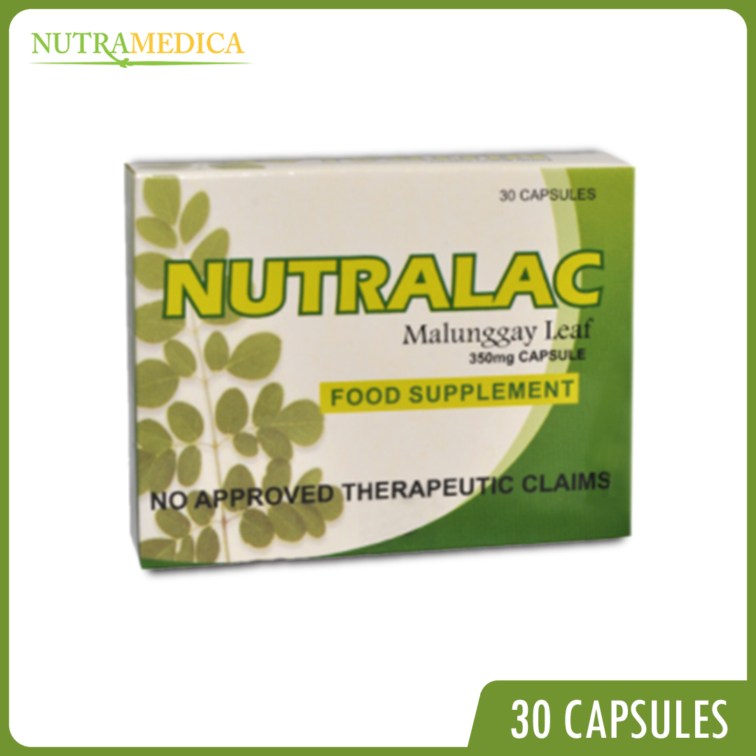Nutralac (MALUNGGAY OLEIFERA ) 350 mg Capsule Food supplement | Lazada PH