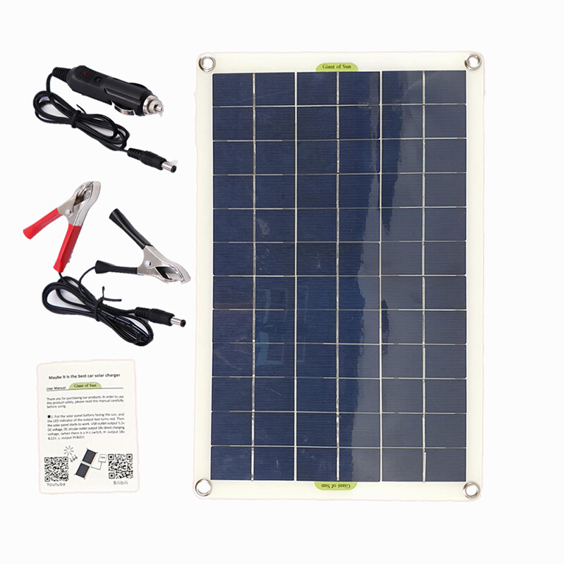 Solar System Kit 12V Solar Panel Set with 10-30A solar charge ...