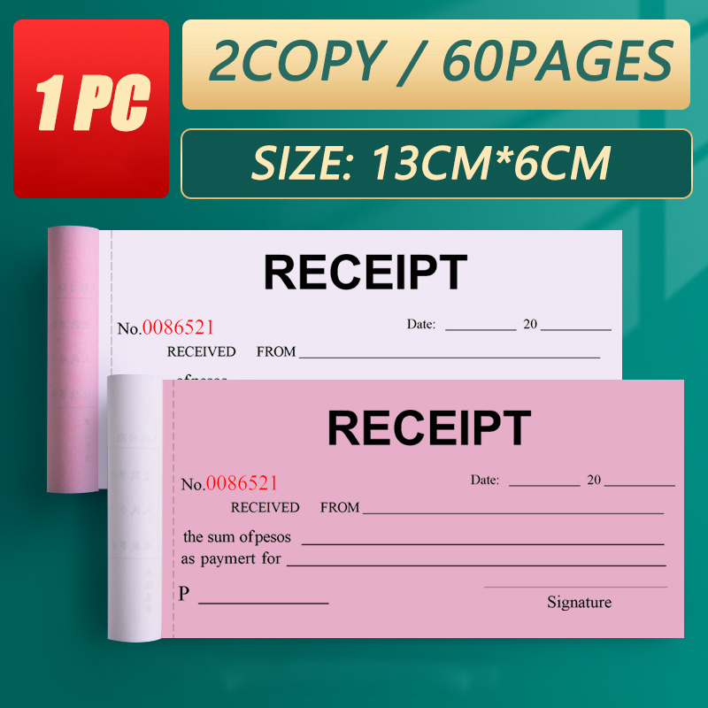 Temporary Delivery Resibo Receipt Paper With Carbon Official Receipt ...