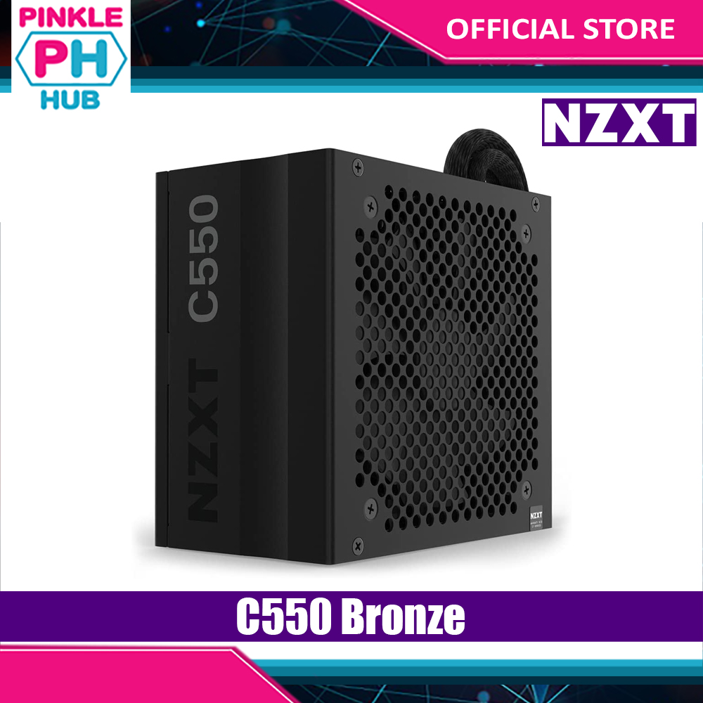 PinkleHub | NZXT C550 Bronze - 550W 80 Plus Bronze | Semi-Modular ATX ...