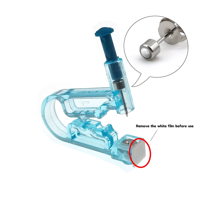 F.six Disposable Sterile Ear Gun Manual Ear Piercing Gun Painless Ear ...