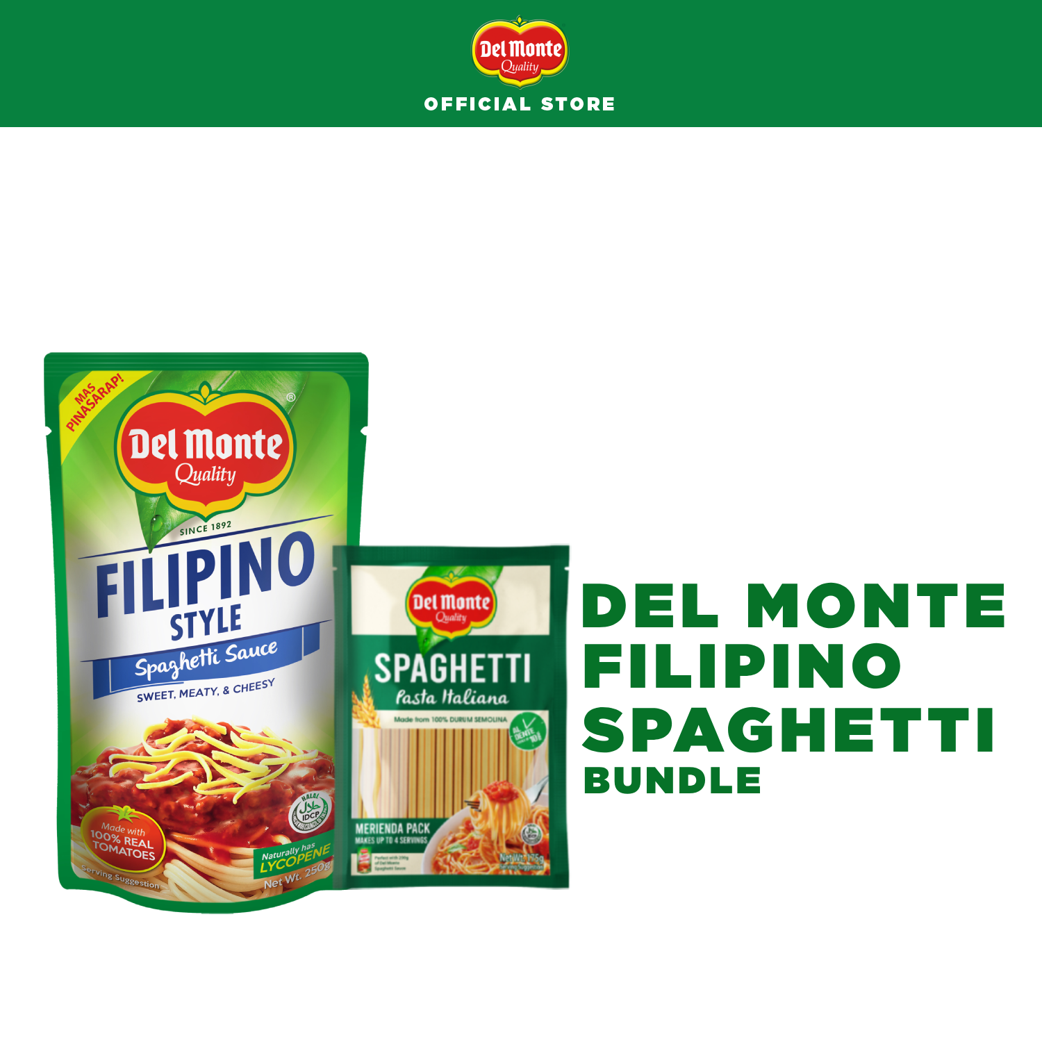 DEL MONTE Merienda Bundle - Filipino Spaghetti x 2 items (Filipino ...