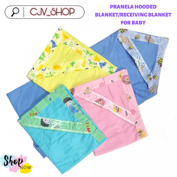 PRANELA COTTON LUCKY CJ FOR BABY HOODED RECEIVING BLANKET NEWBORN ...