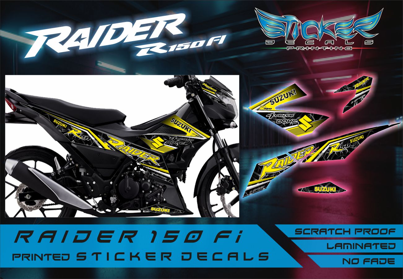 Raider 150 fi Sticker Decals | Lazada PH