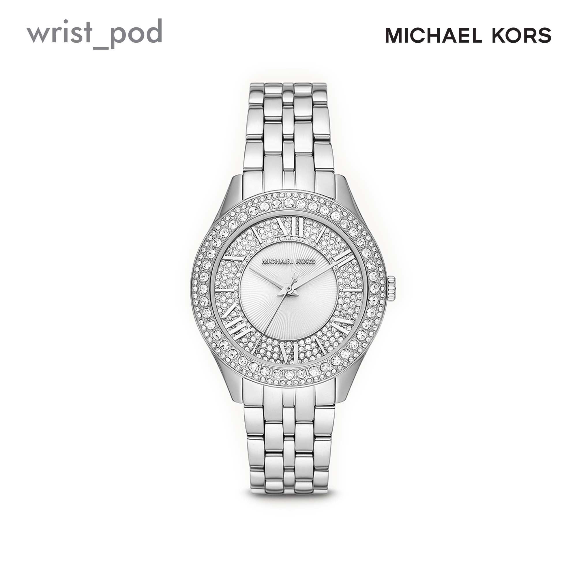 Michael Kors Harlowe Silver Stainless Steel Watch MK4708 | Lazada PH