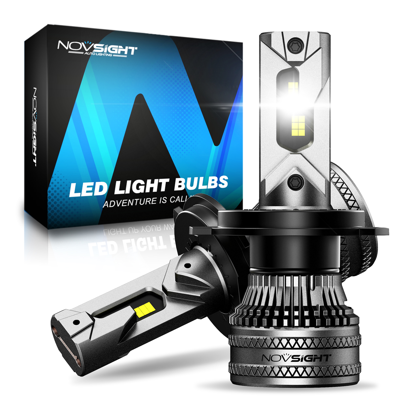 Novsight h4 led headlight N96 200W 40000LM LED headlight bulbs headlight led for car accessories ...