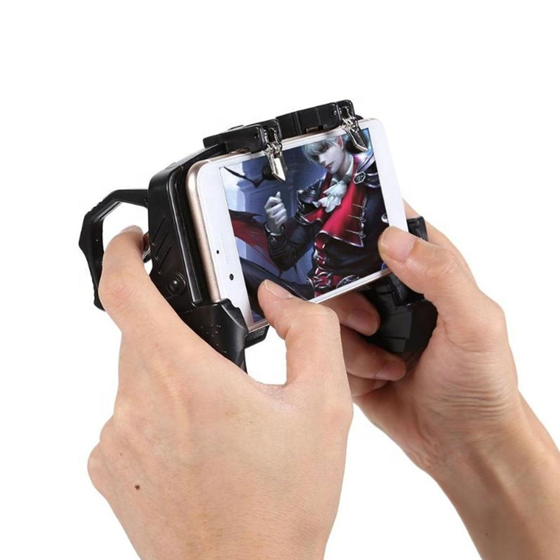 K21 Mobile Game Pad Joystick Trigger Game Shooter Controller for IOS ...