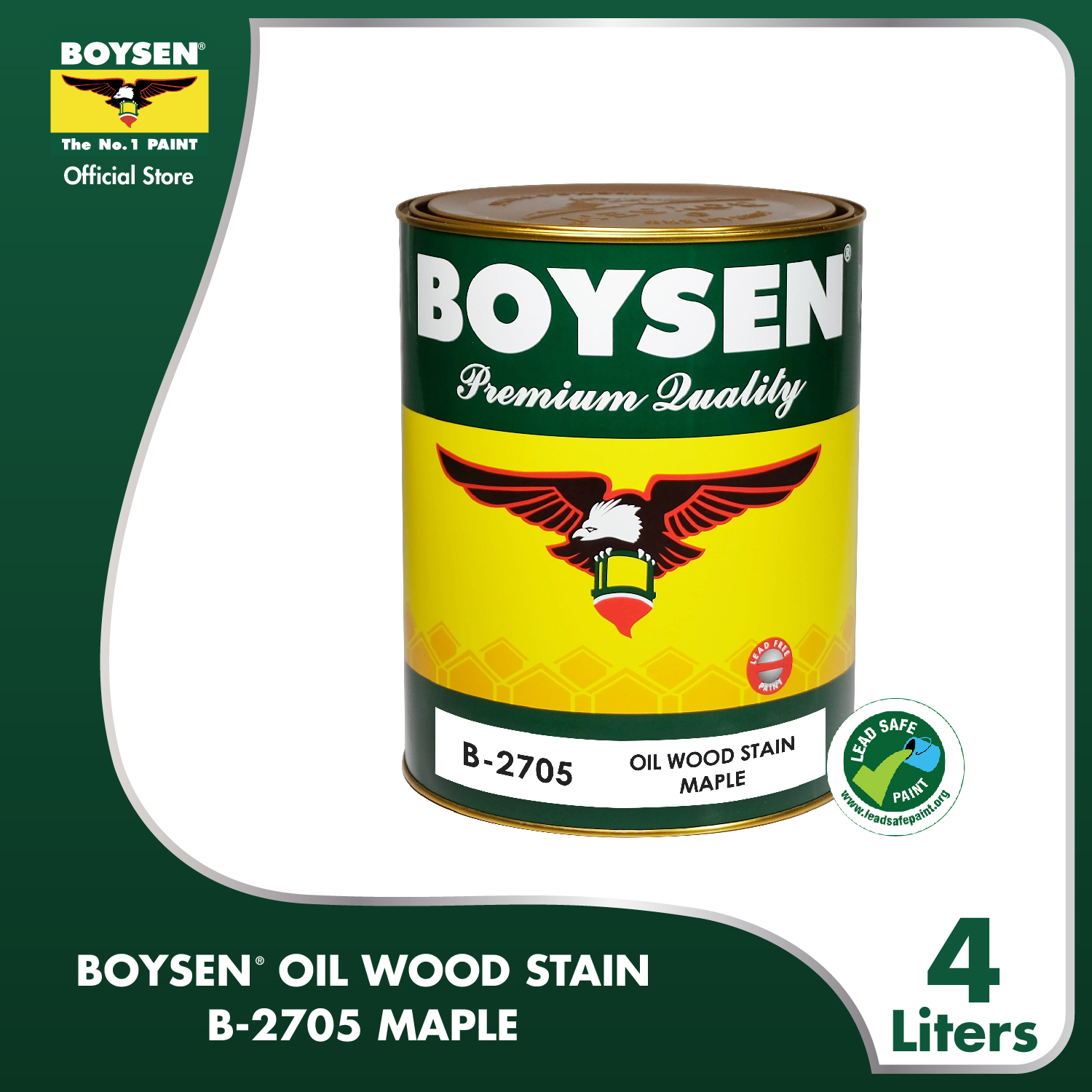 BOYSEN Oil Wood Stain Maple B2705-4L | Lazada PH