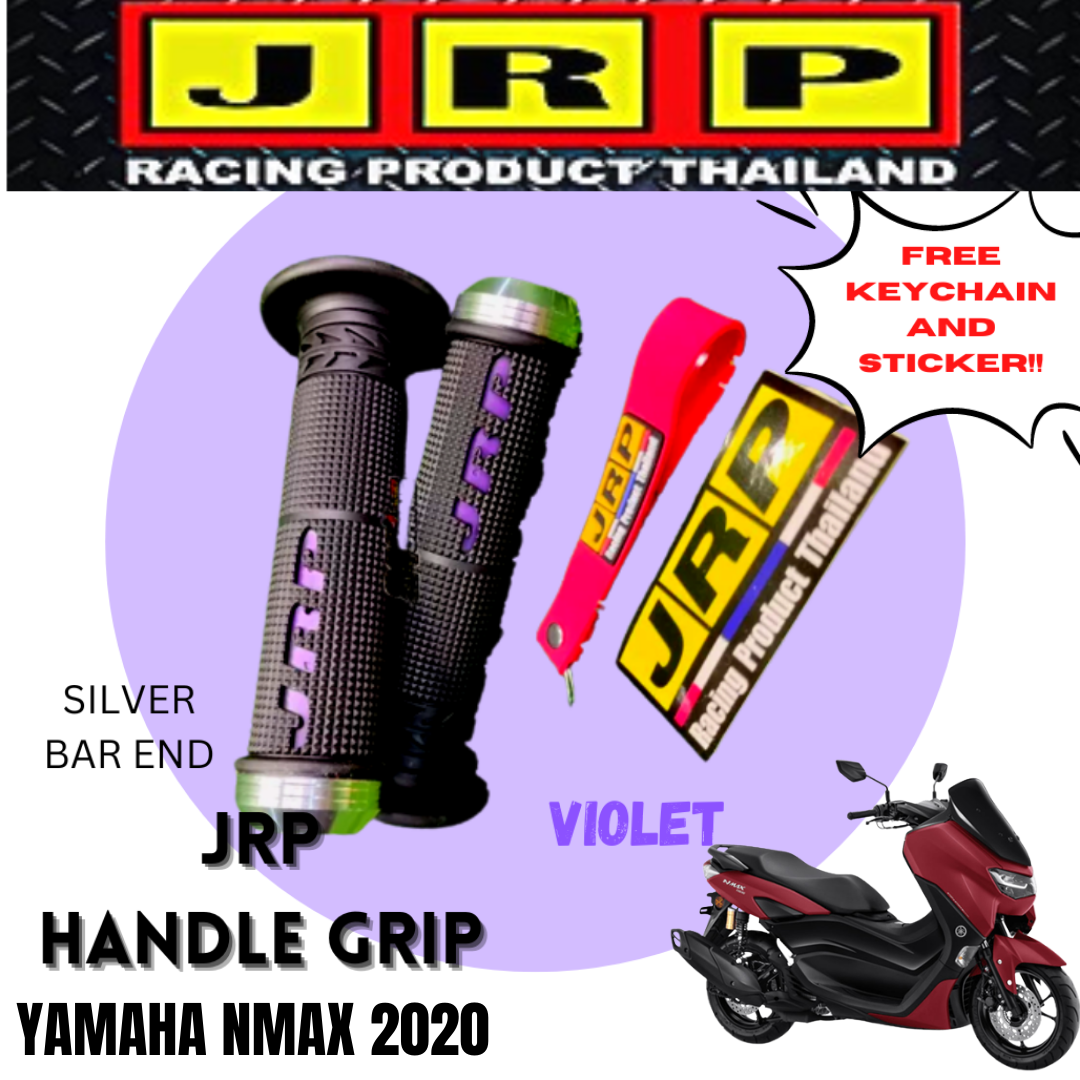 ORIGINAL JRP HANDLE GRIP FOR YAMAHA NMAX 2020 | VIOLET | STAINLESS ...