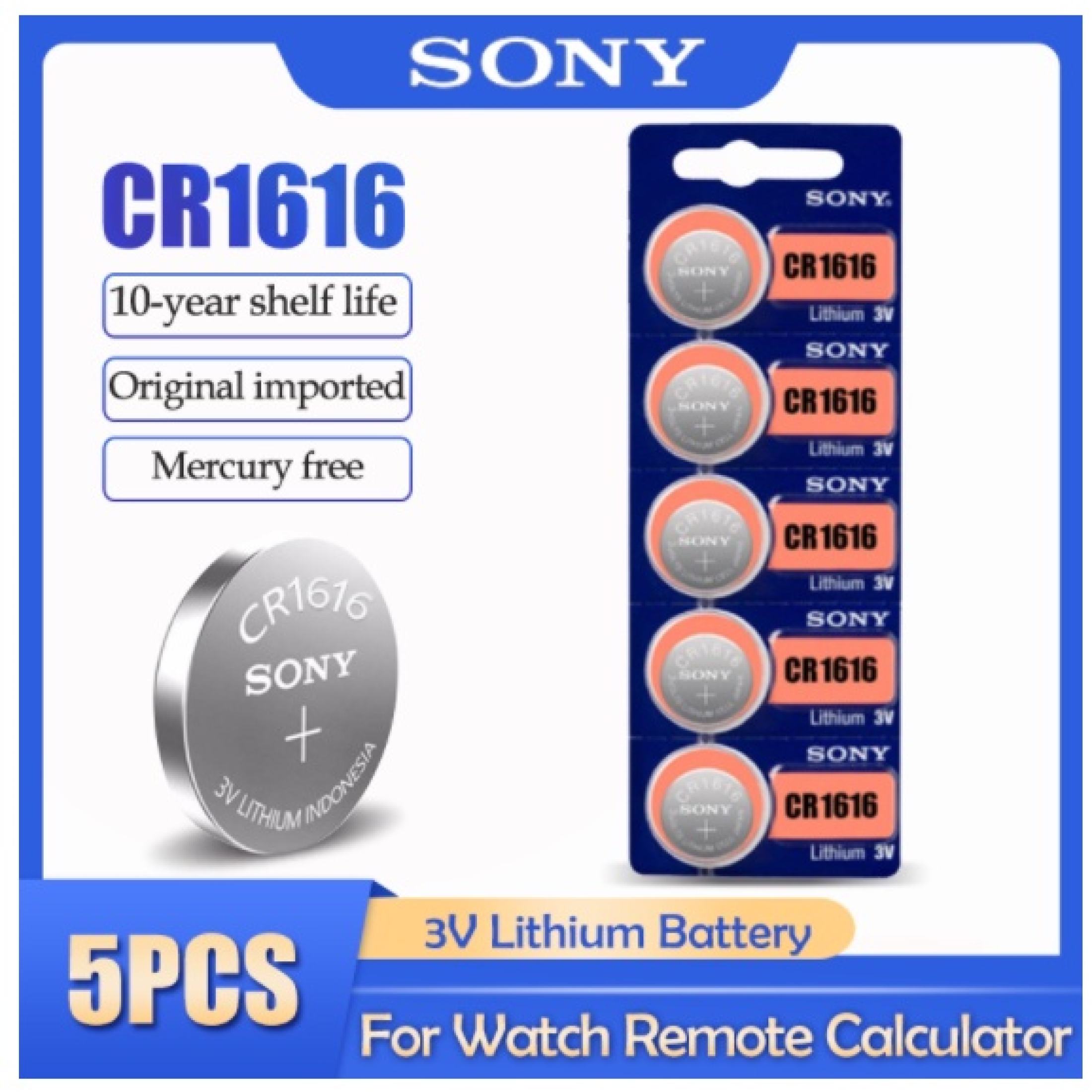 SONY CR2032 3V Lithium Button Batteries cr2025 cr2016 cr1632 cr1620 cr1616 cr1220 CMOS ...