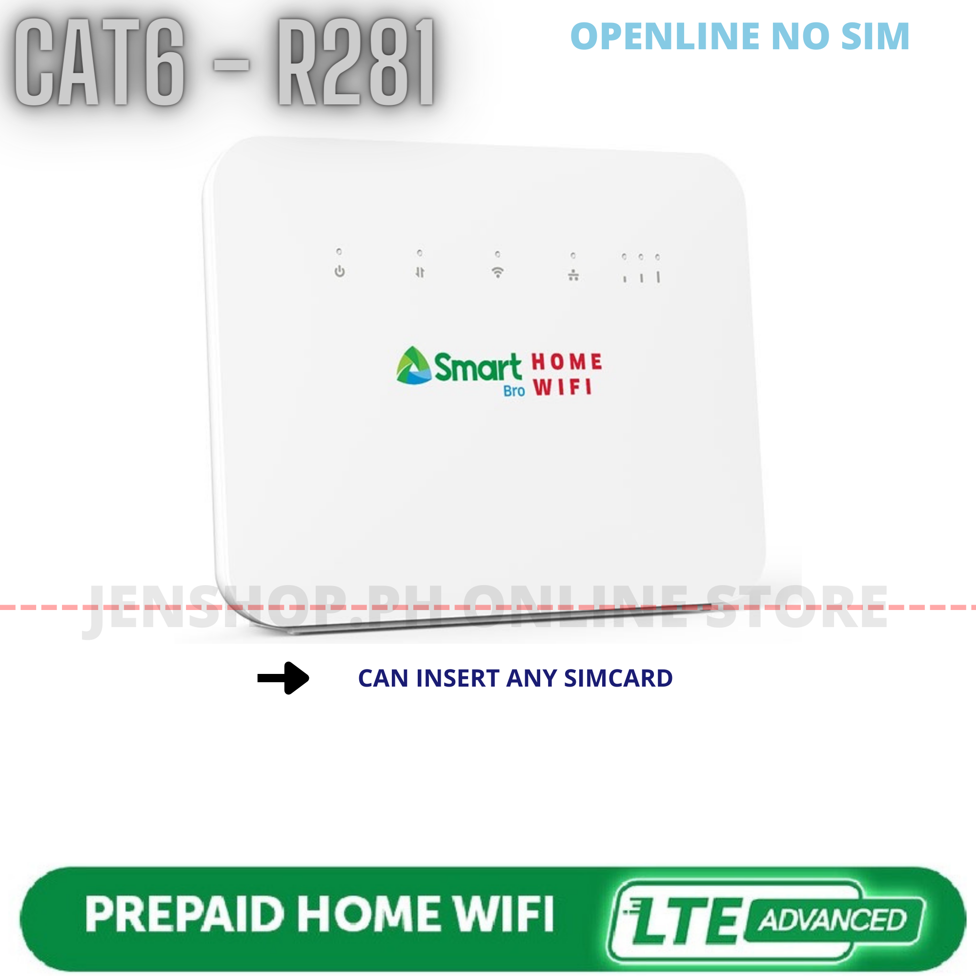 OPENLINE CAT6 BOOSTEVEN LTE ADVANCE R281&R291 WITH UNLI DATA | Lazada PH