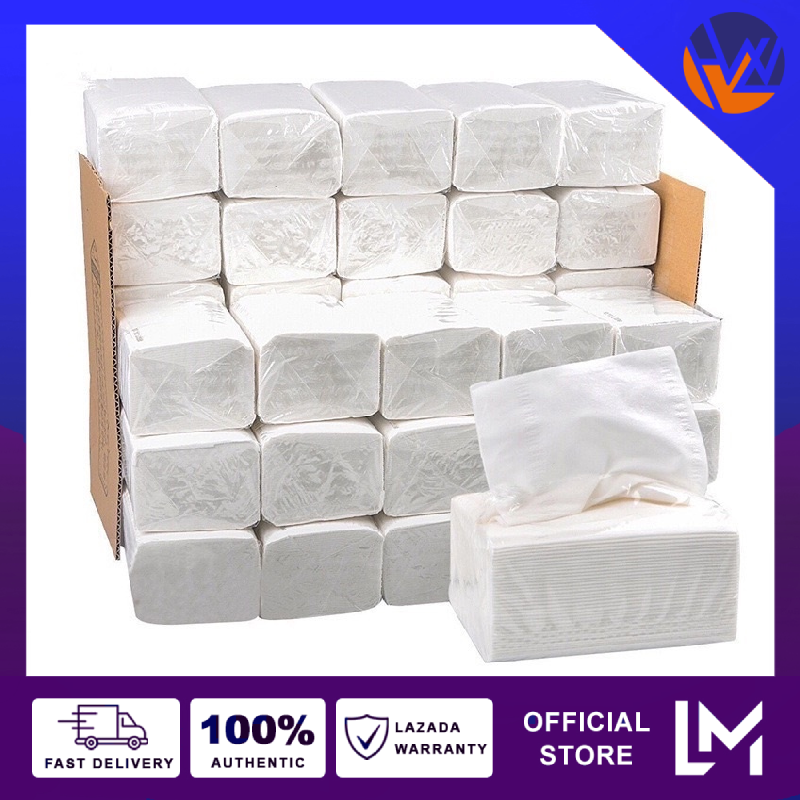 HLW Wood Pulp Facial Interfolded Paper Tissue 3Ply | Lazada PH