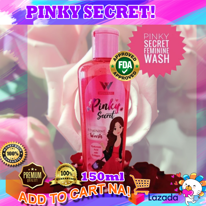 Original Pinky Secret Feminine Wash 150ml - Anti Bacterial, Kills Bad ...