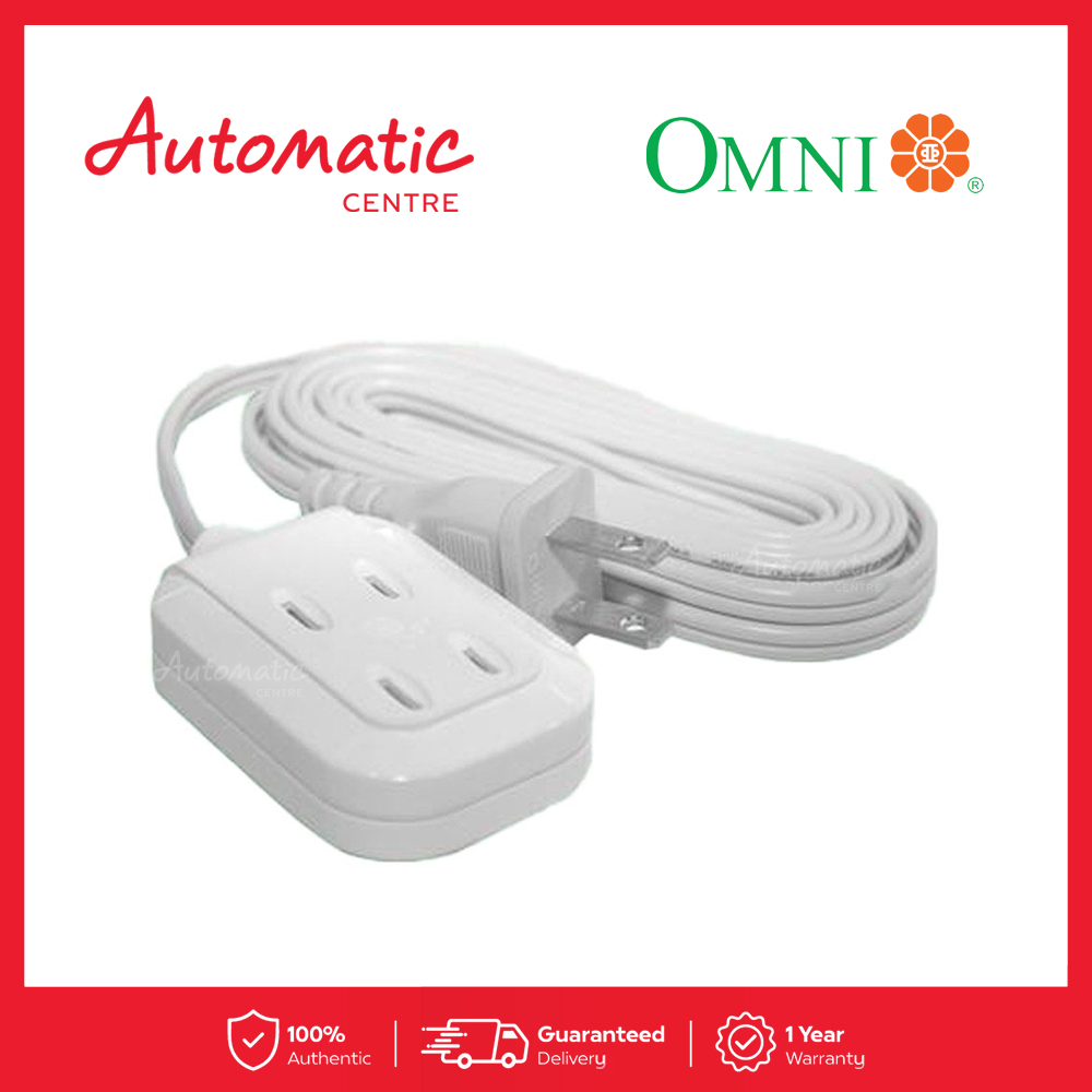 OMNI WDP-306 3 Gang Dual Portable Extension Cord | Lazada PH